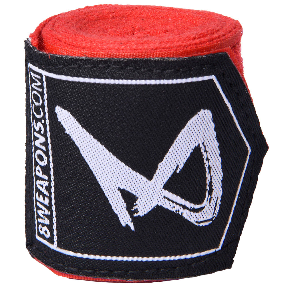 8 WEAPONS Hand Wraps, semi-elastic, 2 m, red – 8 WEAPONS Fightgear Shop ...