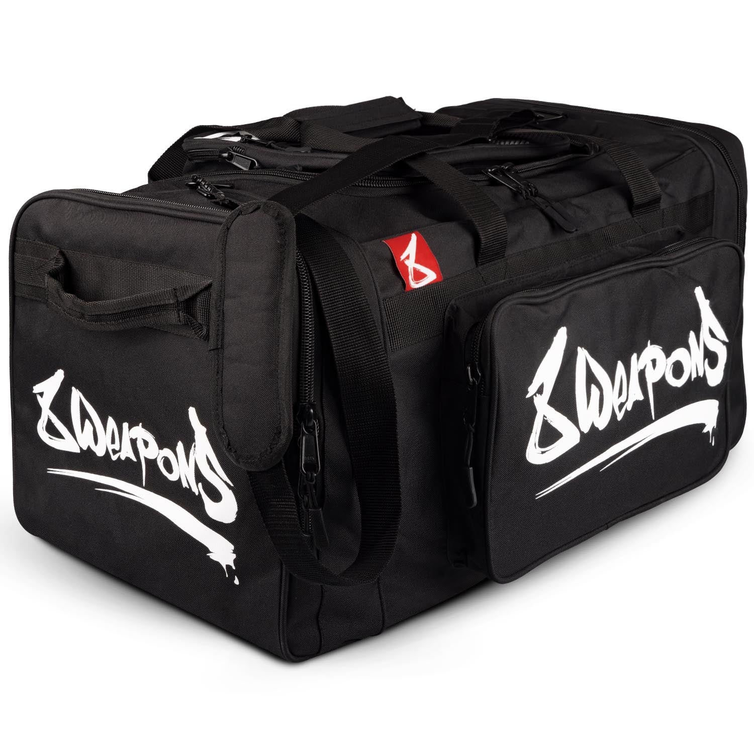 8 WEAPONS Sport Bag, black-white – 8 WEAPONS Fightgear Shop - 8WEAPONS.com
