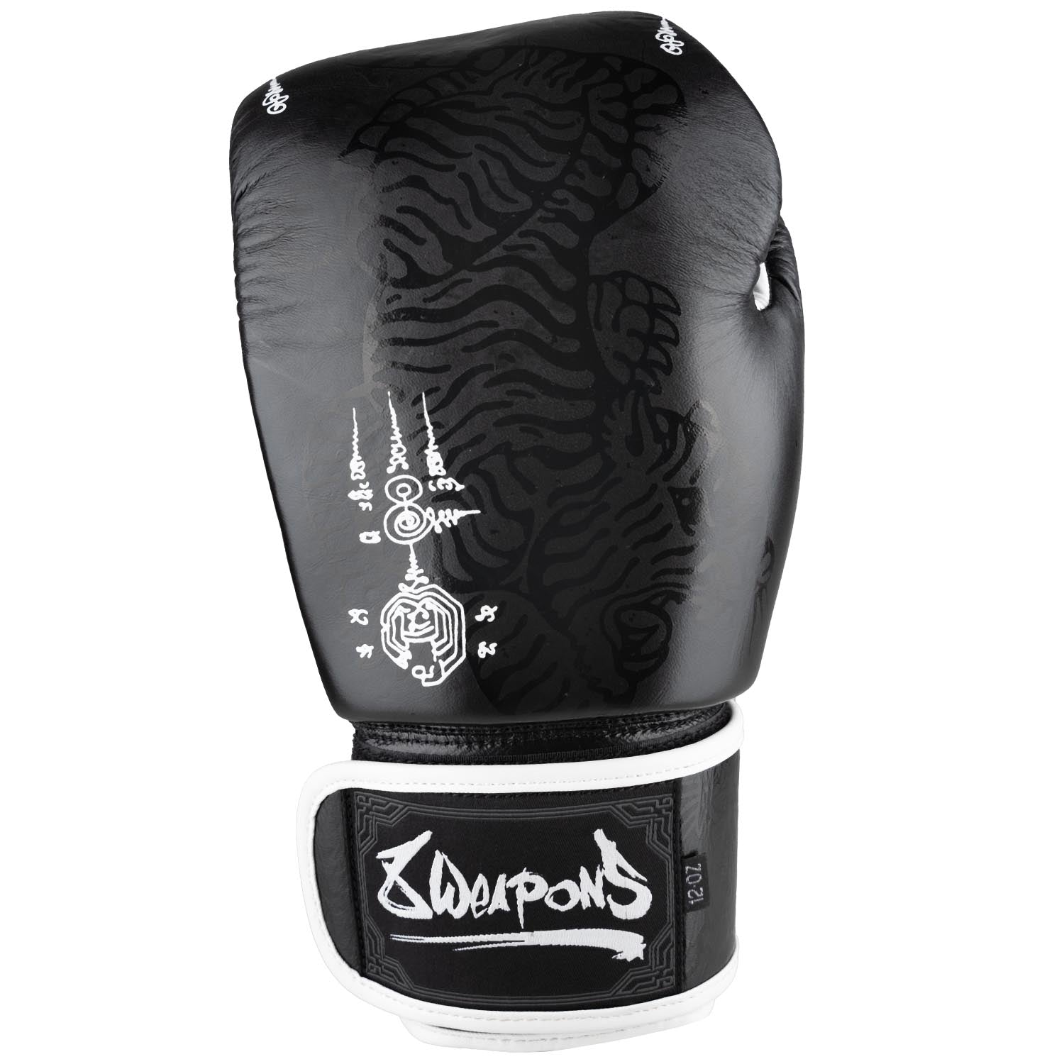 8 WEAPONS Boxing Gloves, Sak Yant Big Tiger, black-black – 8 WEAPONS ...