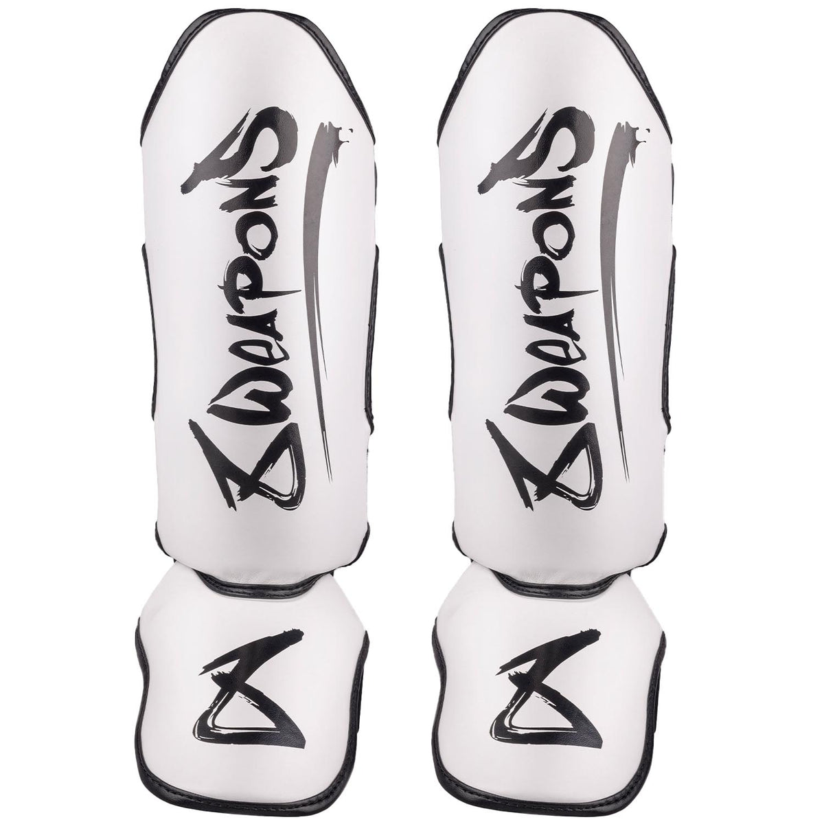 8 WEAPONS Shin Guards, Kids, Unlimited 2.0, white-black – 8 WEAPONS ...